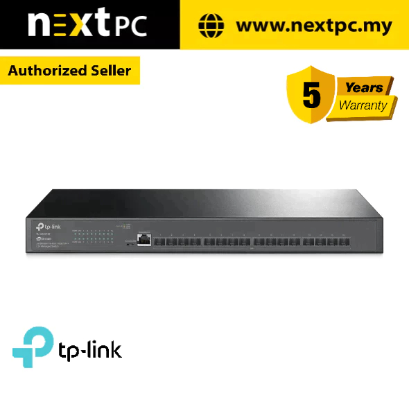 [Ready Stock] TP-LINK TL-SX3016F JetStream 16-Port 10GE SFP+ L2+ Managed Switch / 5 Years ...