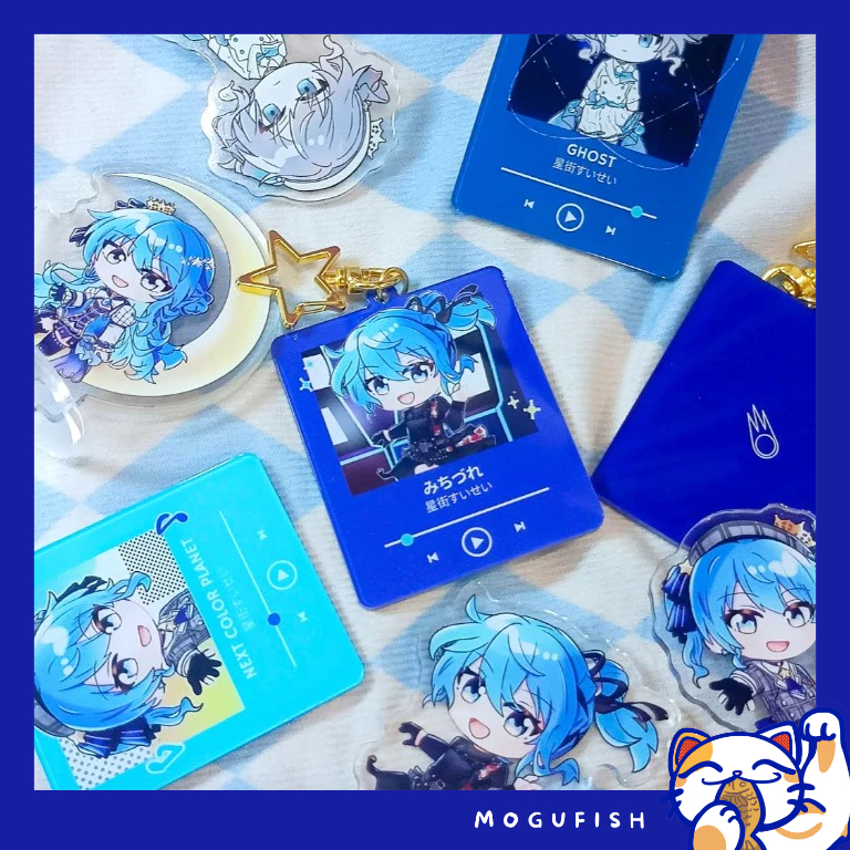 Hololive Suisei MP3 Keychains Standee | thyoneart | Shopee Malaysia