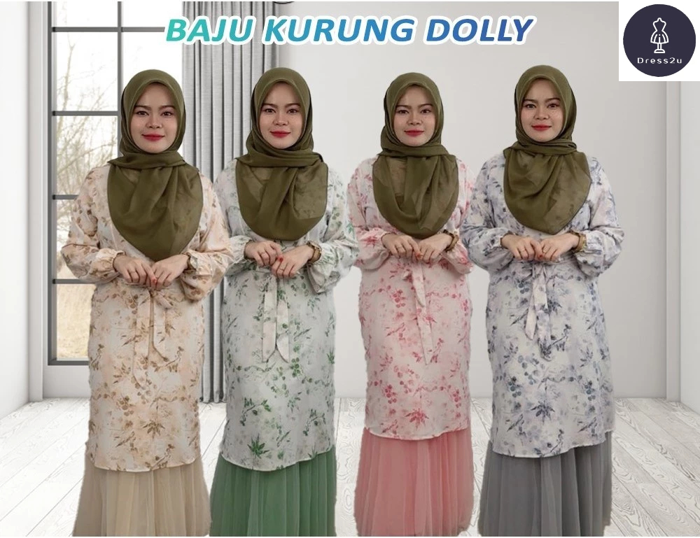 DRESS2U 】BAJU KURUNG DOLLY TUTU SKIRT NEW DESIGN 2024 | Shopee Malaysia