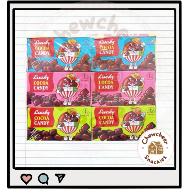 [HALAL] LUCKY Cocoa Candy Chocolate Coklat Gula Sweet Childhood Zaman ...