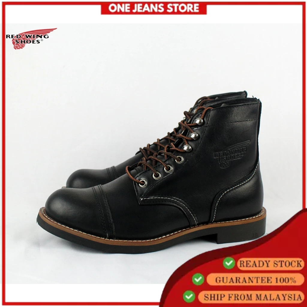 Shoes_RW IRON RANGER 100% Leather Shoe Kasut Kulit Lembu 100% boots ...