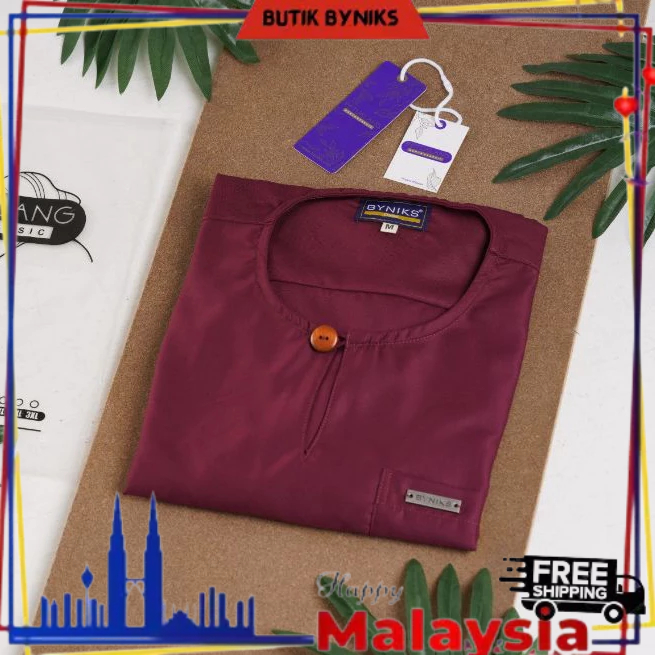 (COMBO PETUALANG RED WINE) KURTA PETUALANG BYNIKS DEWASA & KID | Shopee ...