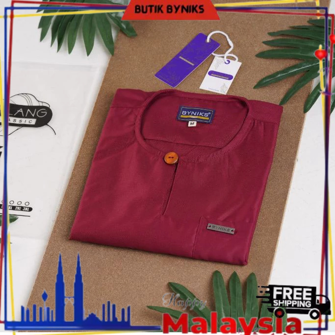 (PETUALANG MERLOT RED) Kurta Petualang BYNIKS DEWASA &KID 21 WARNA ...