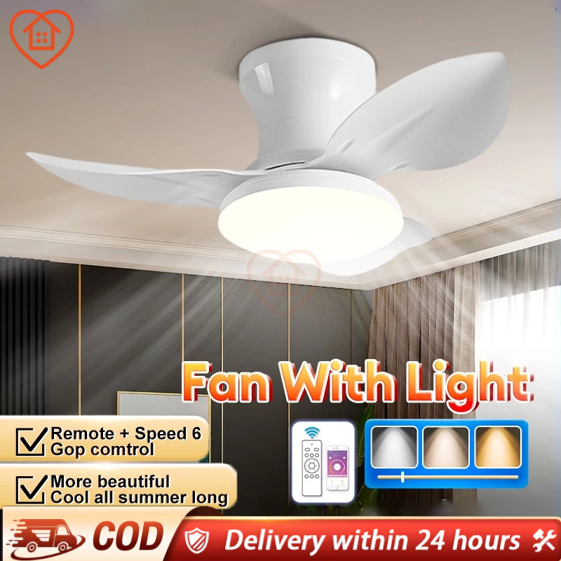 📣LOWEST PRICE📣Ceiling Fan Kipas Siling XR10 F5DC BABY LED AC DC Motor ...