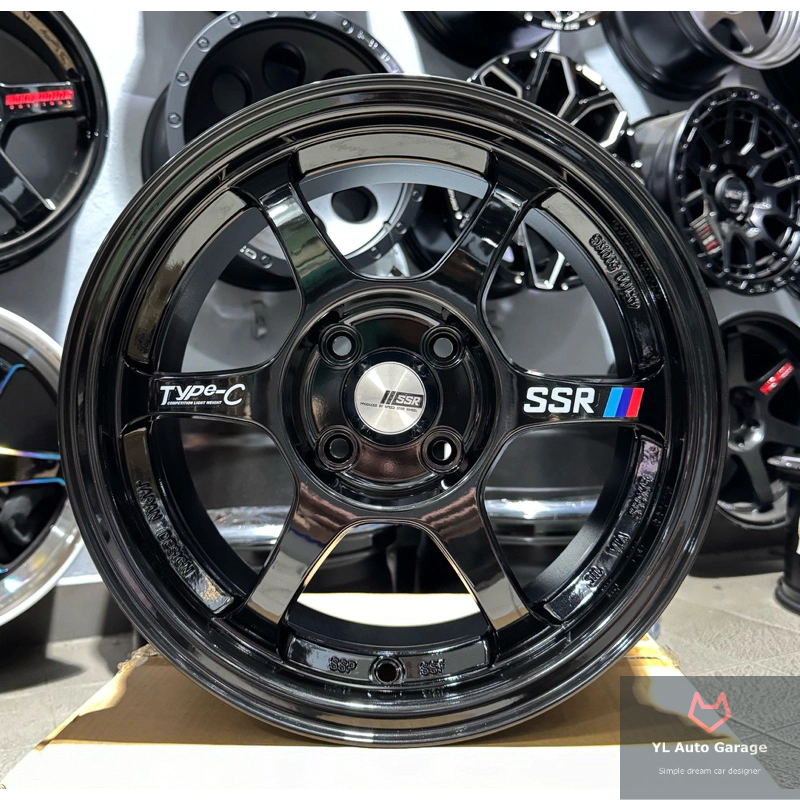 SSR Type-C Flow Forming [Gloss Black] Sport Rim 15x7JJ ET35 (4x100) | Shopee Malaysia