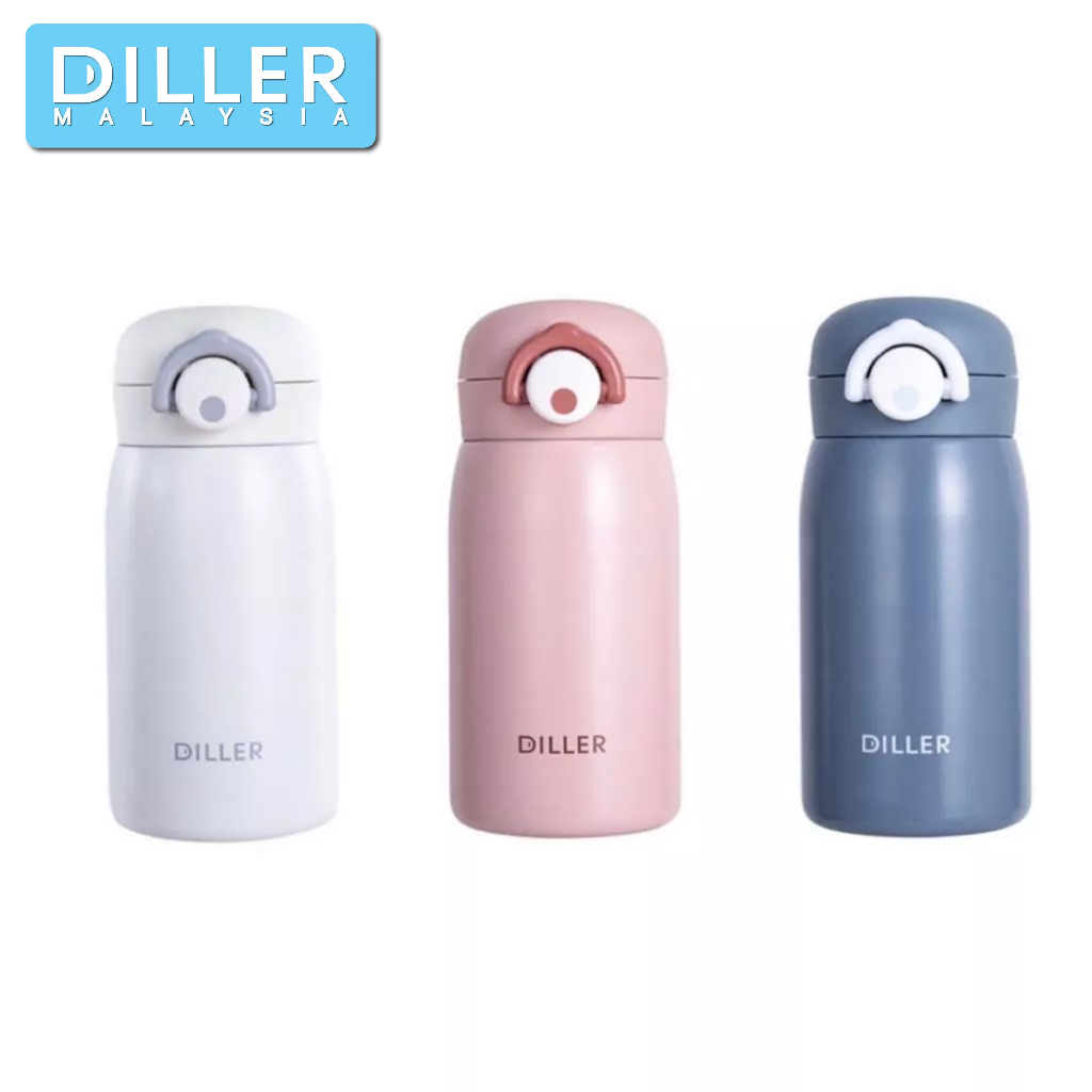 Diller Mini Fashion Stainless Steel thermo bottle 8904 (320ml) | Shopee ...