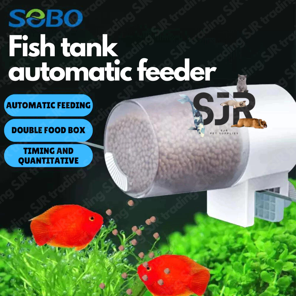 SOBO Automatic Feeder Aquarium Smart Timing Auto Fish Feeder Timer Food ...