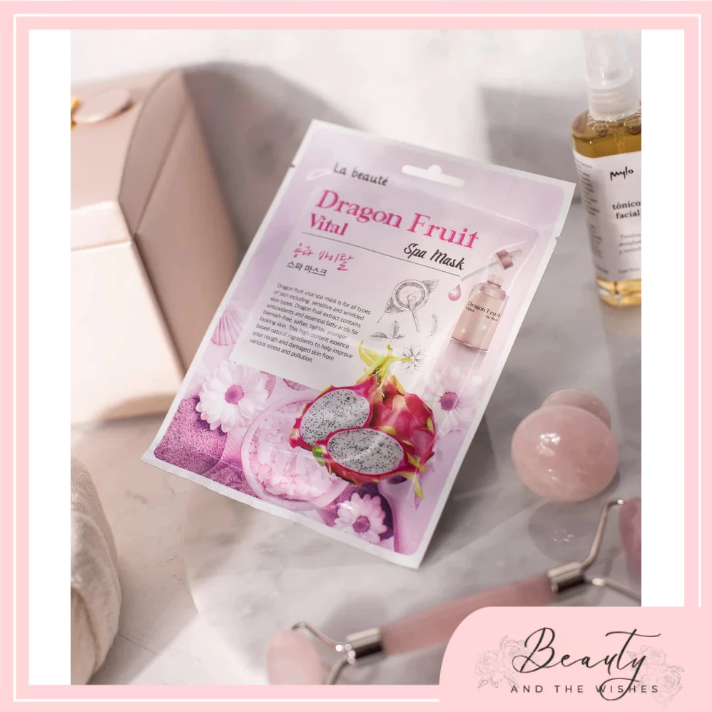 La Beaute Dragon Fruit Vital Spa Mask Anti-Aging & Moisturising Face ...