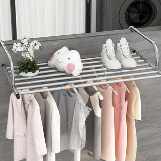 Stainless Steel Foldable Towel Balcony Hostel Laundry Cloth Drying ...