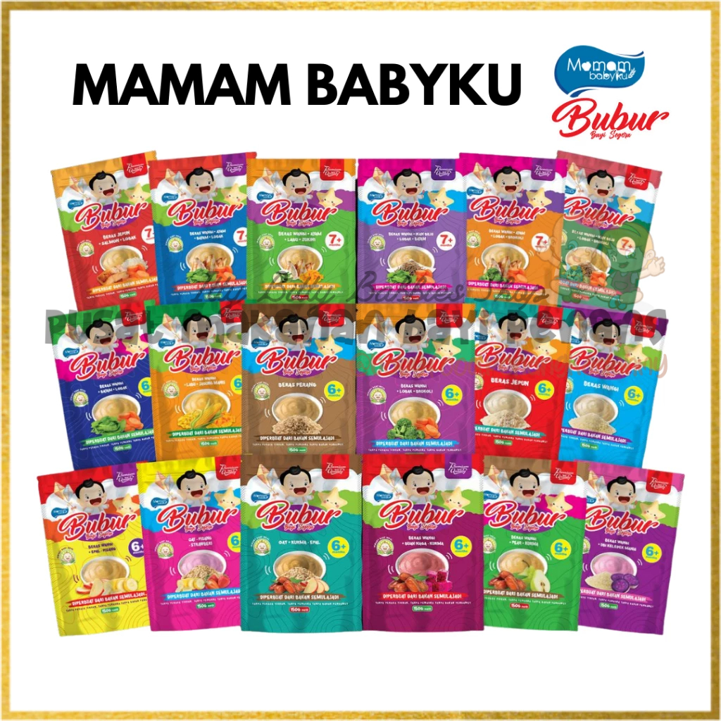 MAMAM BABYKU - Bubur Beras & Oat Bayi Segera (6bulan) | Shopee Malaysia