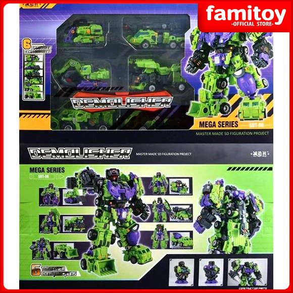 MasterMade Transformers Mega Series SDT-08 Demolisher (SD Devastator ...