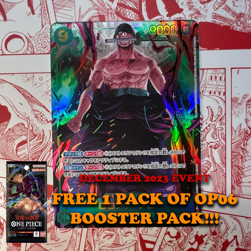 OP06-118 Roronoa Zoro SEC (Parallel/Alternate Art) | Shopee Malaysia