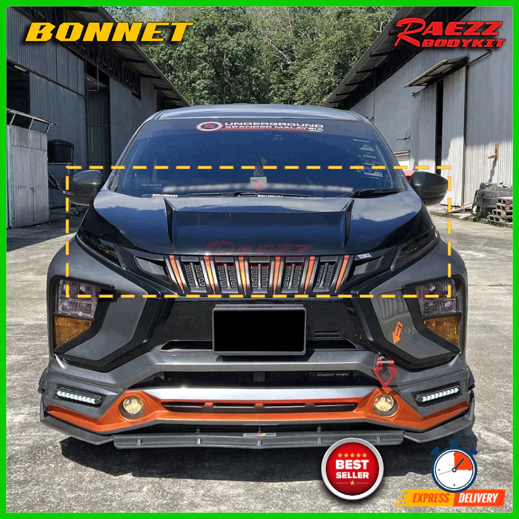 💥Ready Stock💥Mitsubishi Xpander * 2018 ~ 2023 *Bonnet * X-Sport Design ...