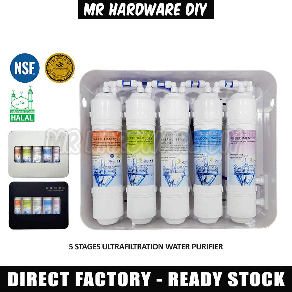 KPRO 5 Stages Ultrafiltration Water Filter System Undersink Wall ...