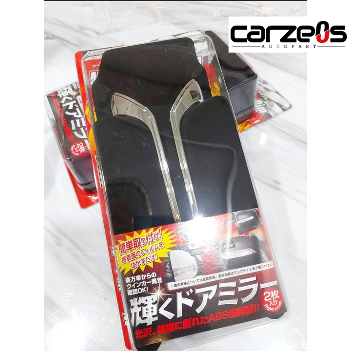 [JDM] Winker Chrome Toyota Passo Hana Side Mirror Cover Perodua Myvi ...