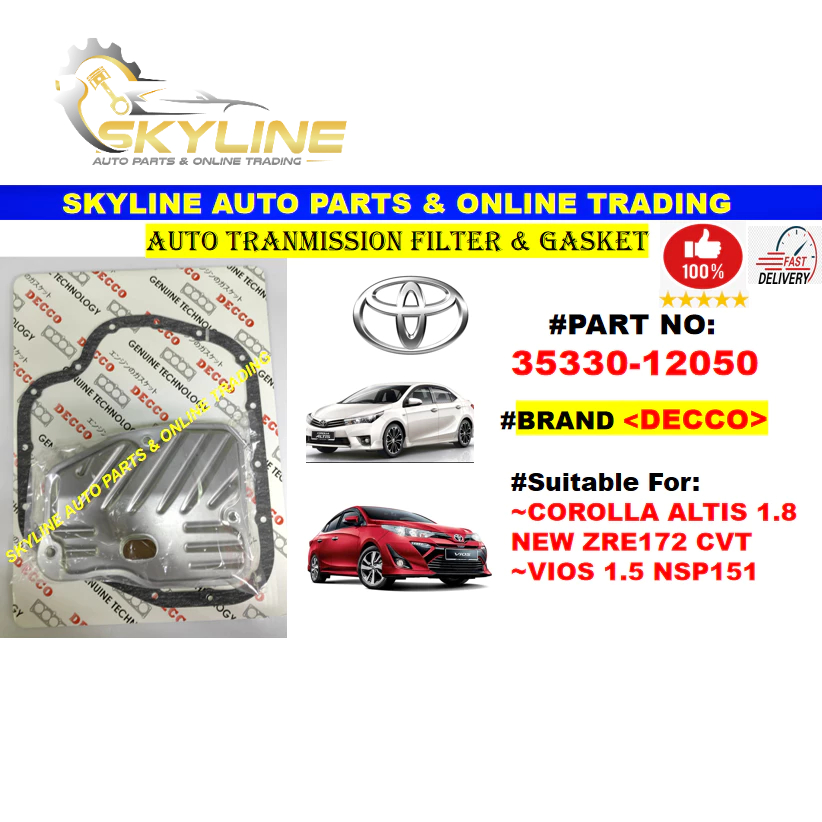 35330-12050 Toyota Corolla Altis New ZRE172 1.8 CVT ZRE210 211 2.0 CVT ...