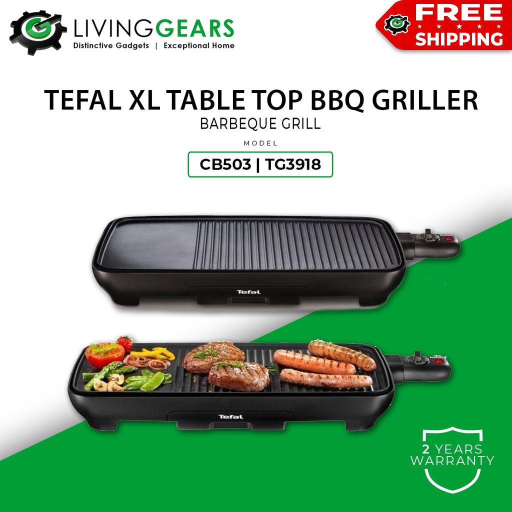 Tefal Plancha Malaga Successor Table Top Barbeque BBQ Griller Pan CB50 ...