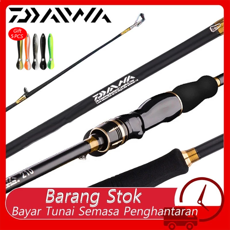DAIWA Rod Casting Rod Joran Pancing Rod Spinning Rod Fishing Carbon M Power Rod Ul Batang ...