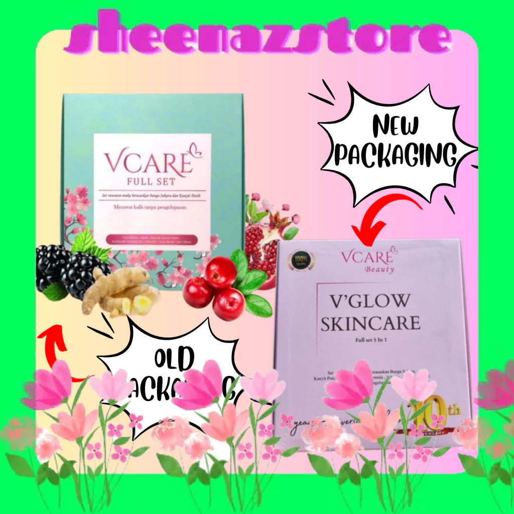 VCARE FULL SET 5 in 1 EXCLUSIVE ORIGINAL | Shopee Malaysia
