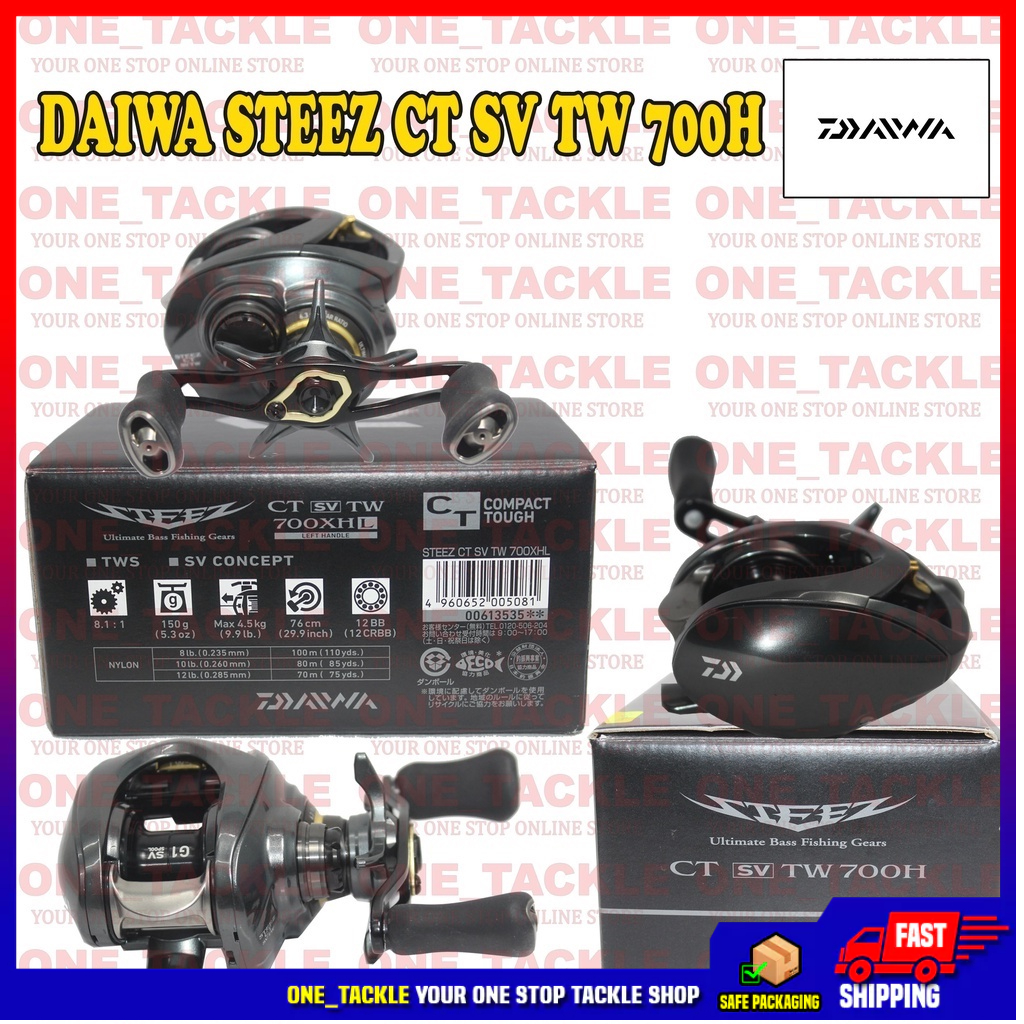 Daiwa Steez CT SV TW Baitcasting Reel | Shopee Malaysia