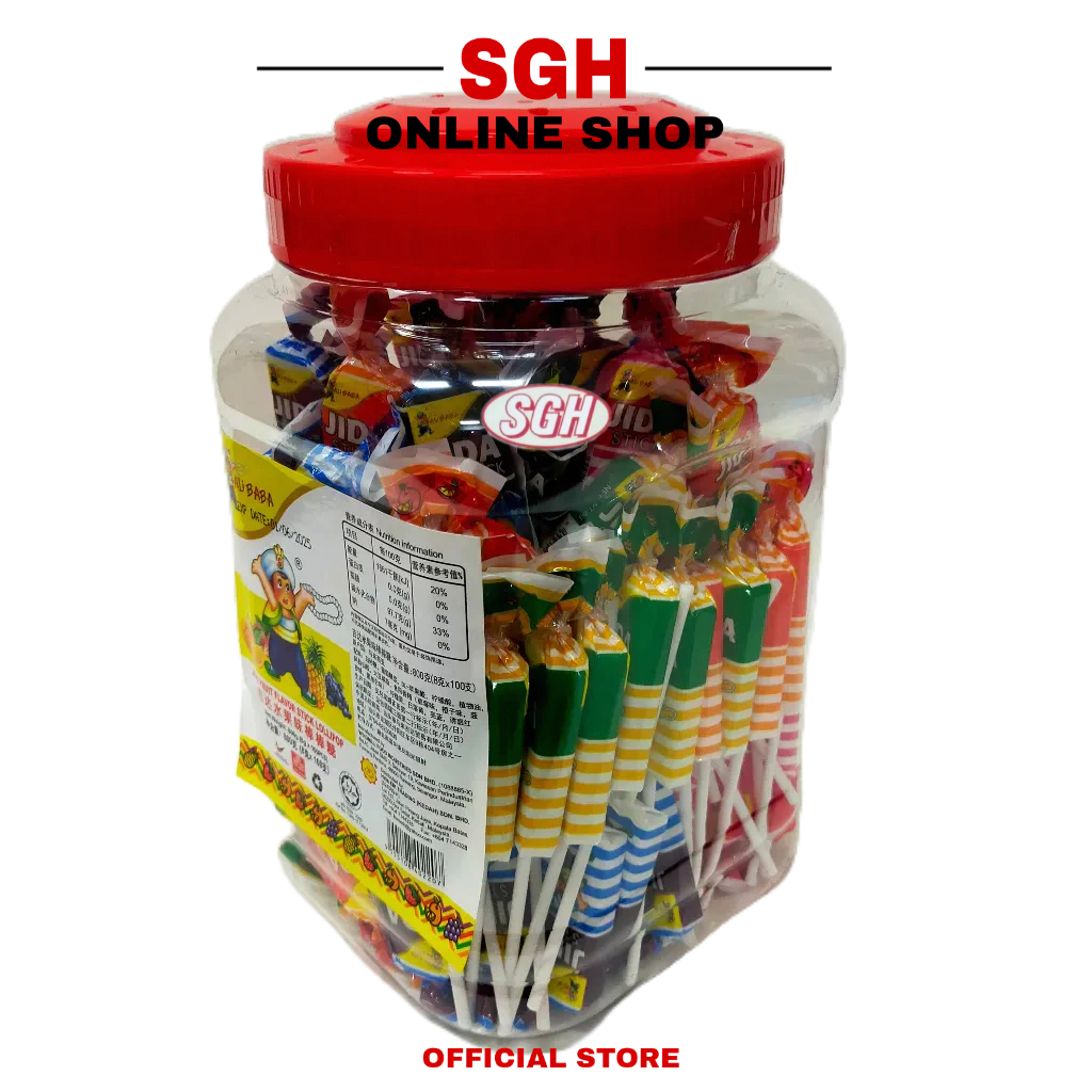 Hoki/Alibaba Stick Lollipop Candy 100pcs | Shopee Malaysia