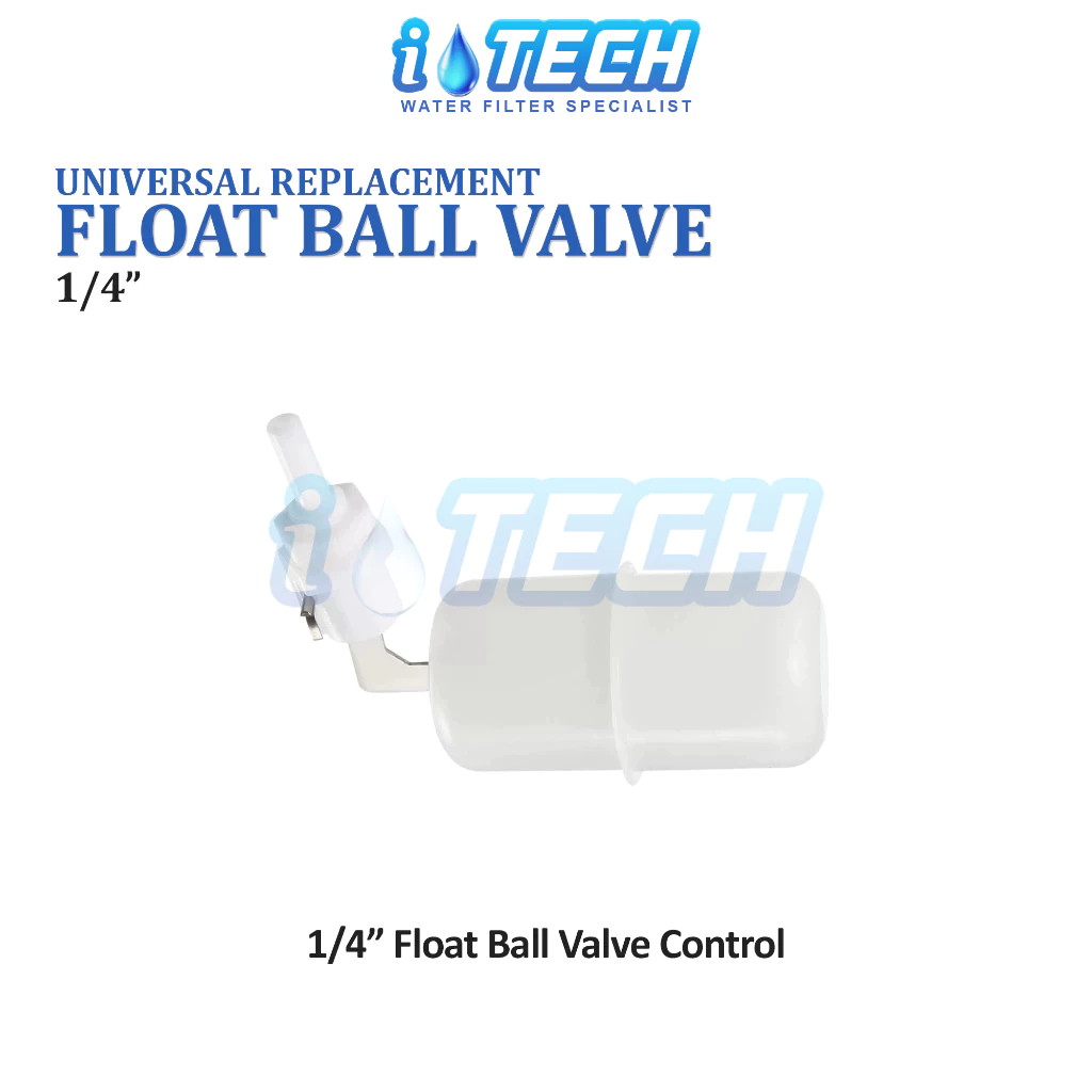 Float Ball Stopper Valve 1/4" Tube Automatic Water Auto Shut Off ...
