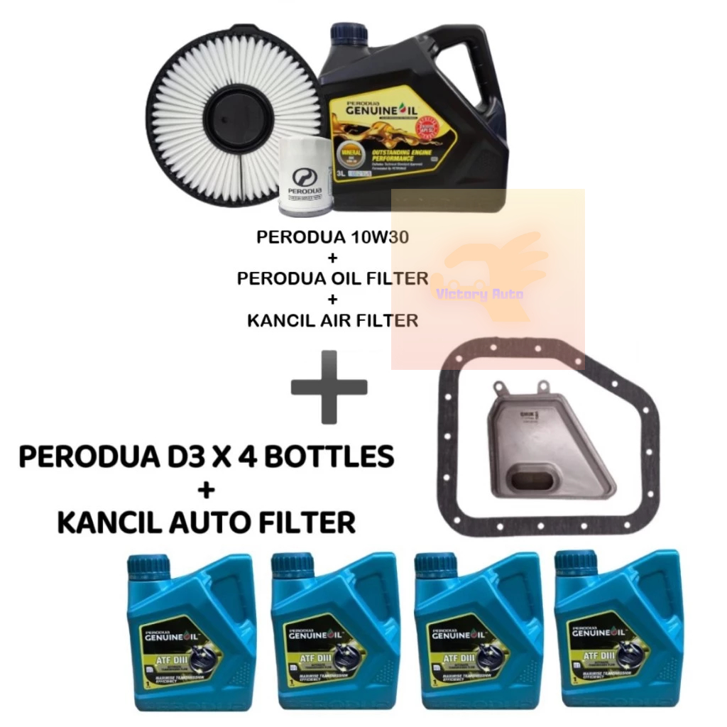 PERODUA 10W-30 ENGINE OIL + OIL FILTER + KANCIL KELISA KENARI VIVA AIR ...