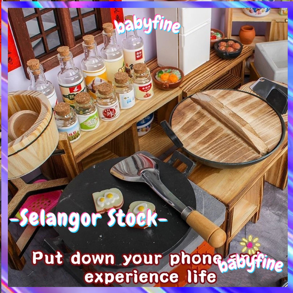 Ready Stock Kitchen Toys mainan masak-masak for kids Girls Mini real ...