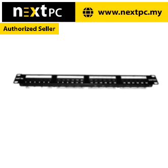 [Ready Stock] Dintek Cat.6/5e 19" Unshielded Patch Panel, 24 Ports, 1U ...