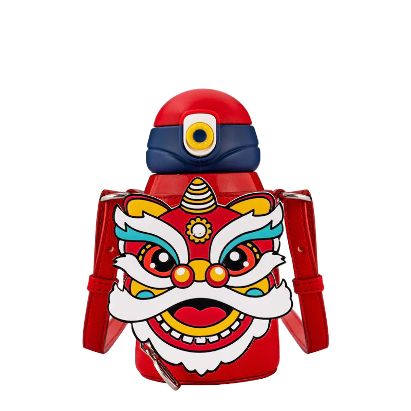 Diller Lion Dance SUS316 Stainless Steel Multifunction Water Bottle ...