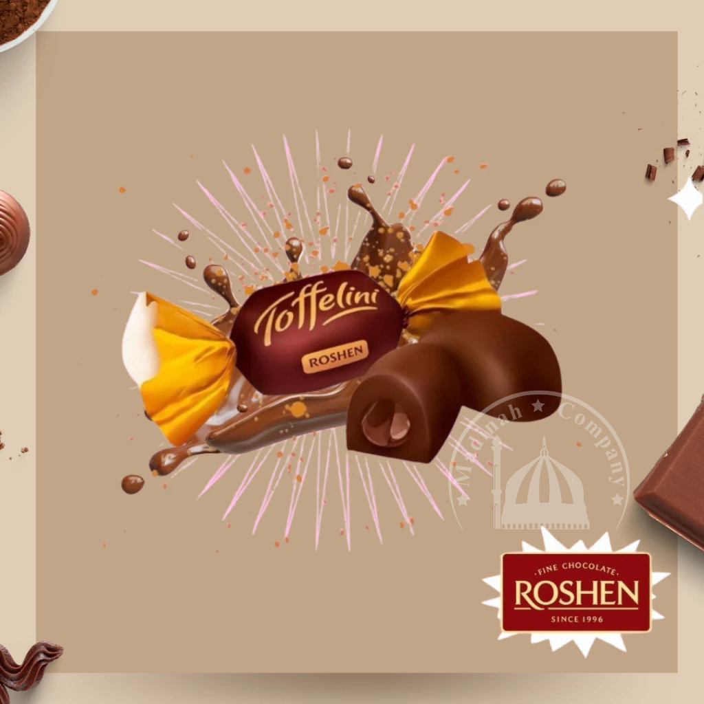 New Arrival Roshen Toffelini Sweets With Chocolate Filling 500g ...