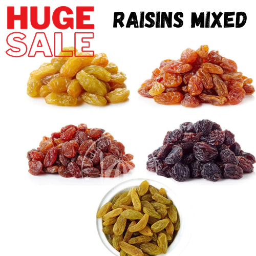 Fresh Raisins Mix Raisin / Kismis / Black Jumbo / Golden Jumbo / Long ...