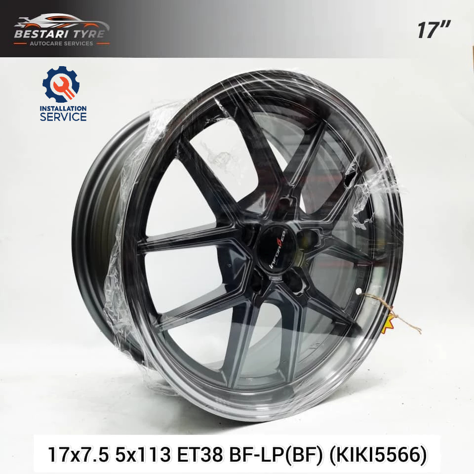 【Installation Available】KIKI5566 INFORGED WHEELS 17 INCH 17X7.5 5X113 ...