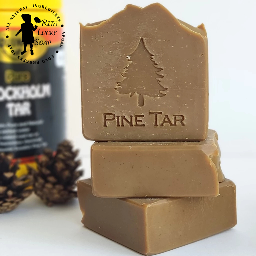 Rita Lucky Soap Pine Tar Soap 130g Men's Soap Best For Eczema Psoriasis ...