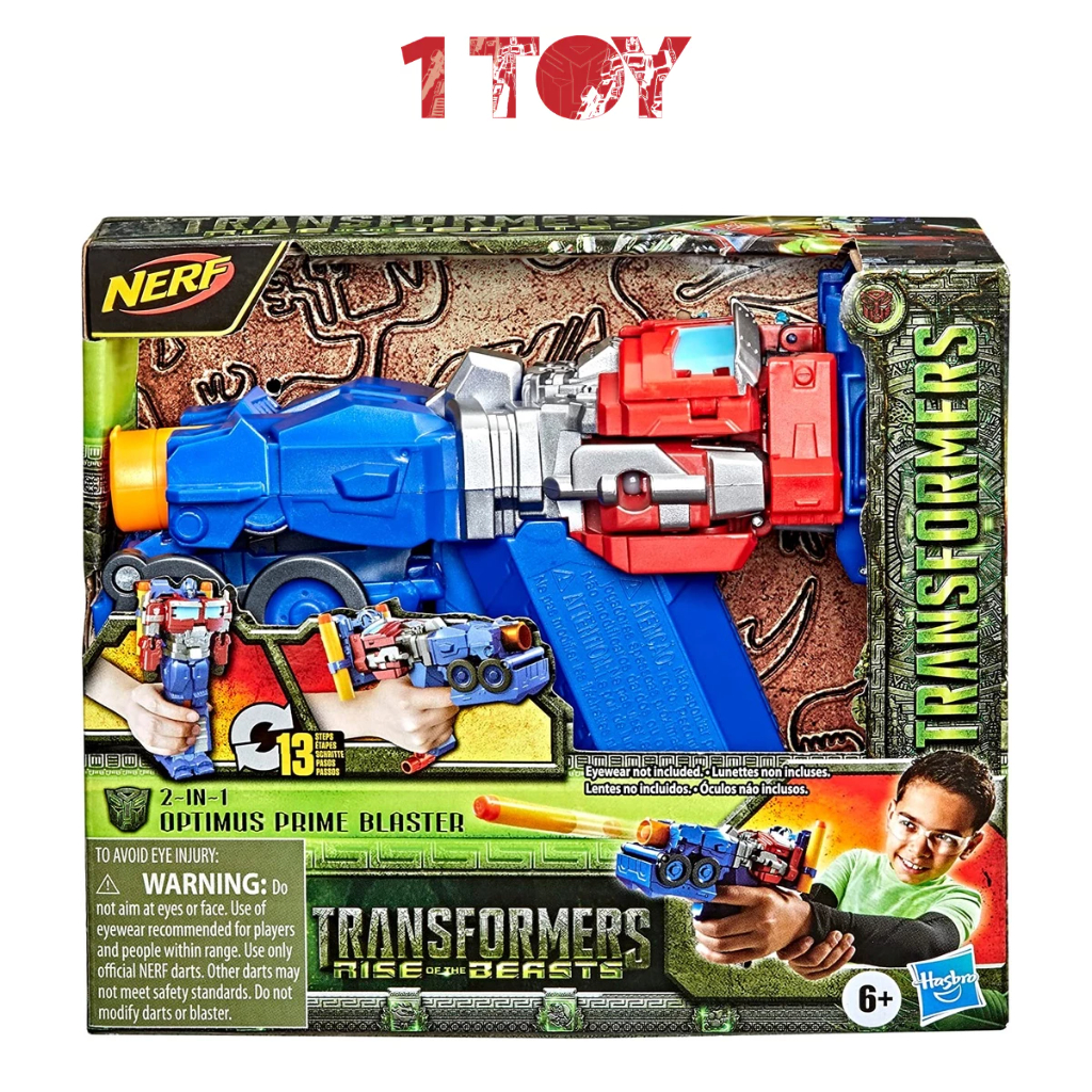 Transformers Rise of the Beasts 2-in-1 Optimus Prime Blaster | Shopee ...
