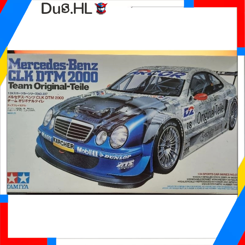 Tamiya Mercedes Benz CLK DTM 2000 (TEAM ORIGINAL-TEILE) 1/24 Car Model ...