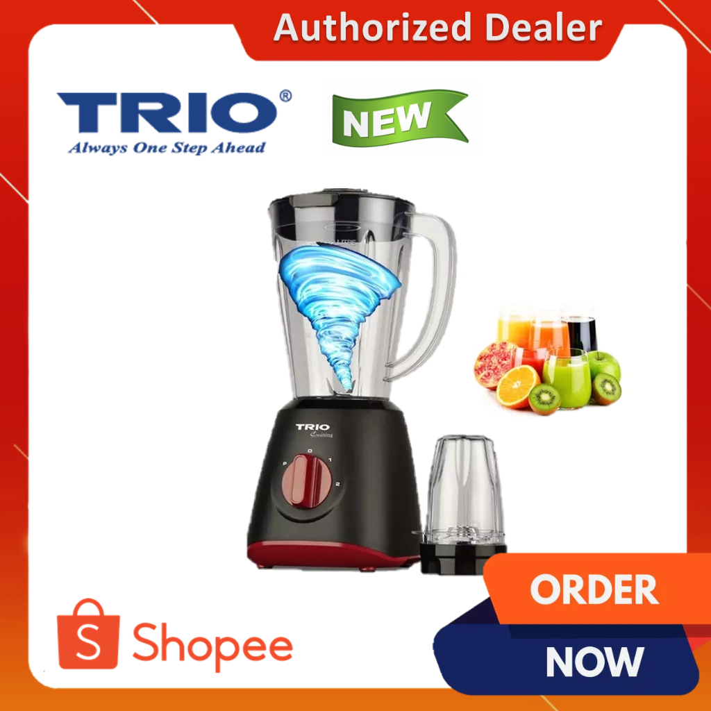 Trio 1.5L Blender With Miller 400W TB-308 / Milux MBD-9833 2 in 1 Food ...