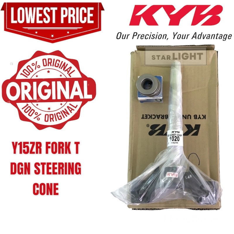 YAMAHA LC135 V8 /Y15 / Y15Z / Y15ZR / LC150 100% ORIGINAL KYB FORK T UNDER BRACKET STEERING STEM ...