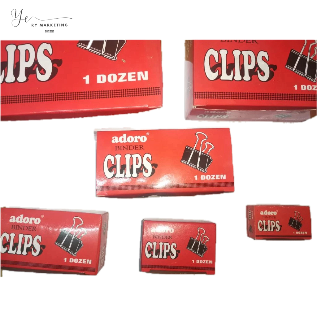 ADORO Klip Bind / Binder Clips 1box/12pcs (6 Saiz Berbeza / 6 Different ...
