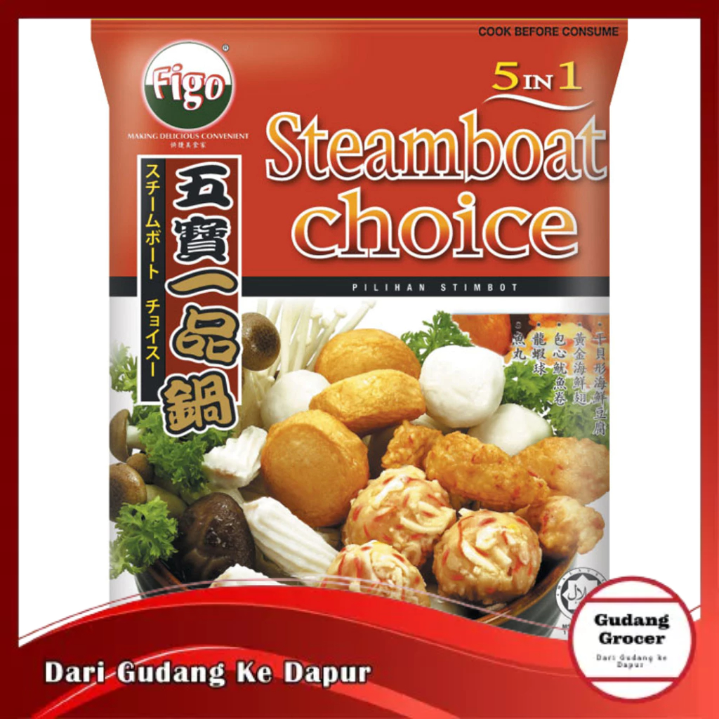 Steamboat Choice 5 IN 1 (Figo) 500GM/PKT (Johor, Melaka, N. Sembilan ...