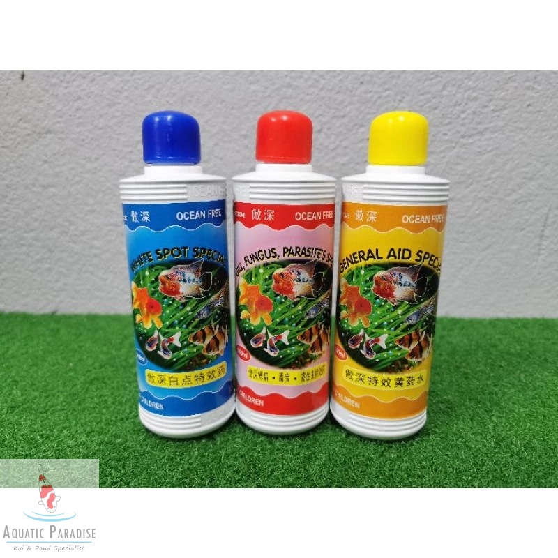 Ocean Free General Aid, Anti White Spot, Anti Fungus(240ml)Fish ...