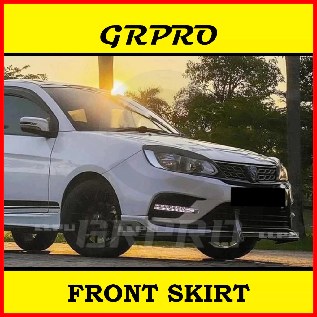 Proton Saga VVT Facelift 2019-2023 R3 Front Skirt/Black Edition Front ...
