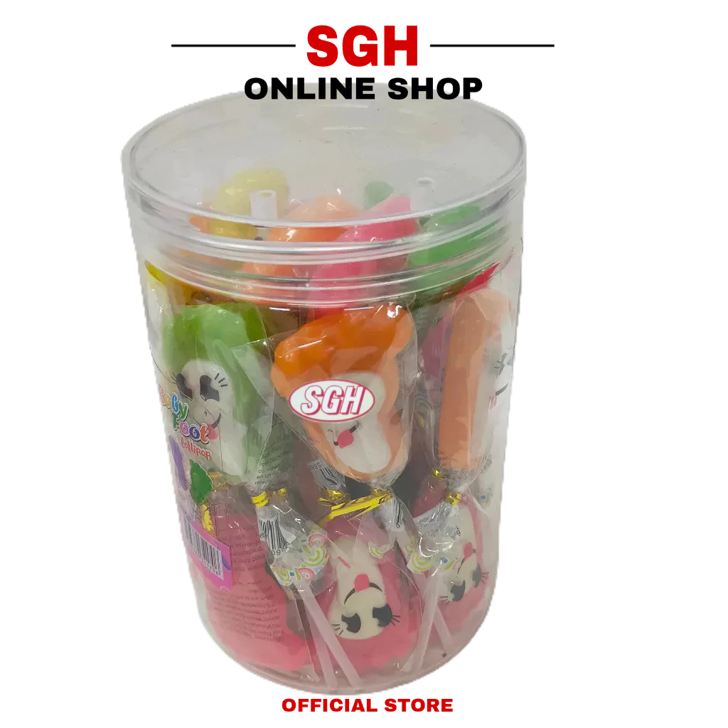 Foot lollipop candy 30pcs(jar) | Shopee Malaysia