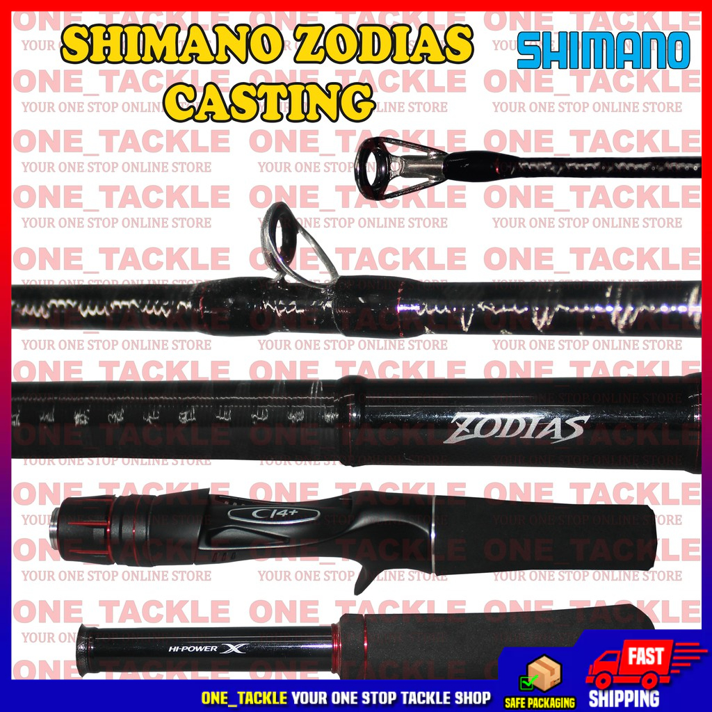 Shimano Zodias Baitcasting Rod 2 pcs Center Joint | Shopee Malaysia