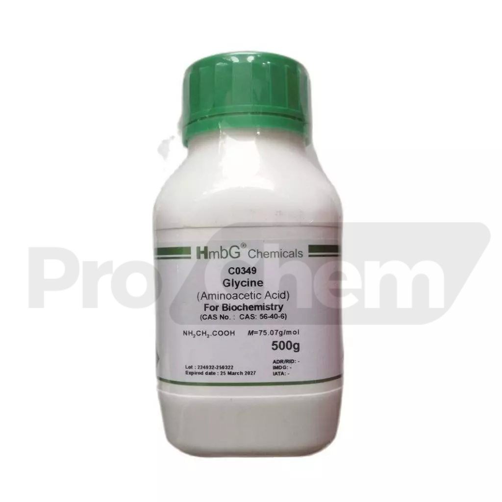 Glycine (Aminoacetic acid) for Biochemistry HmbG 500g [CAS No. 56-40-6] | Shopee Malaysia