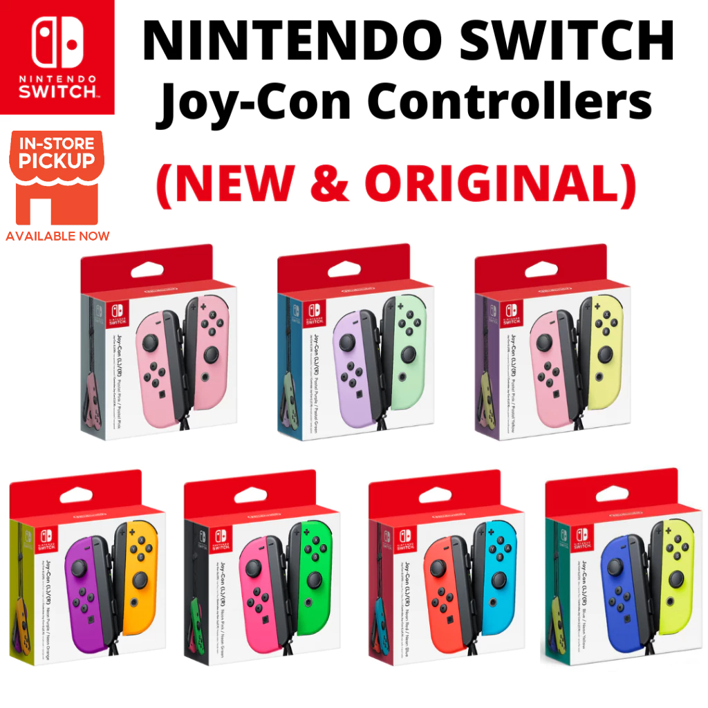 Nintendo Switch Joy-Con Controllers Original (Brand New) | Shopee Malaysia