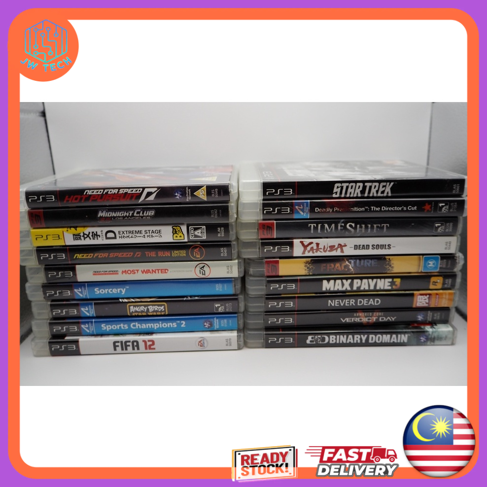 Pre-Owned Original Ps3 Games Need For Speed Midnight Club Angry Bird ...