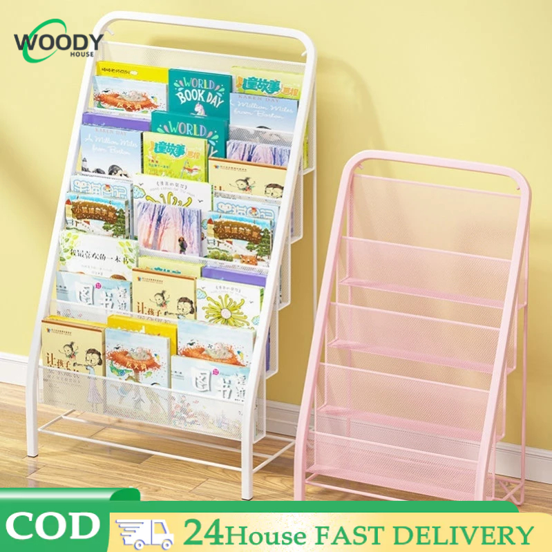 Stand Magazine Book Display Rack Cd Rack Book Shelf Newspaper Organizer ...