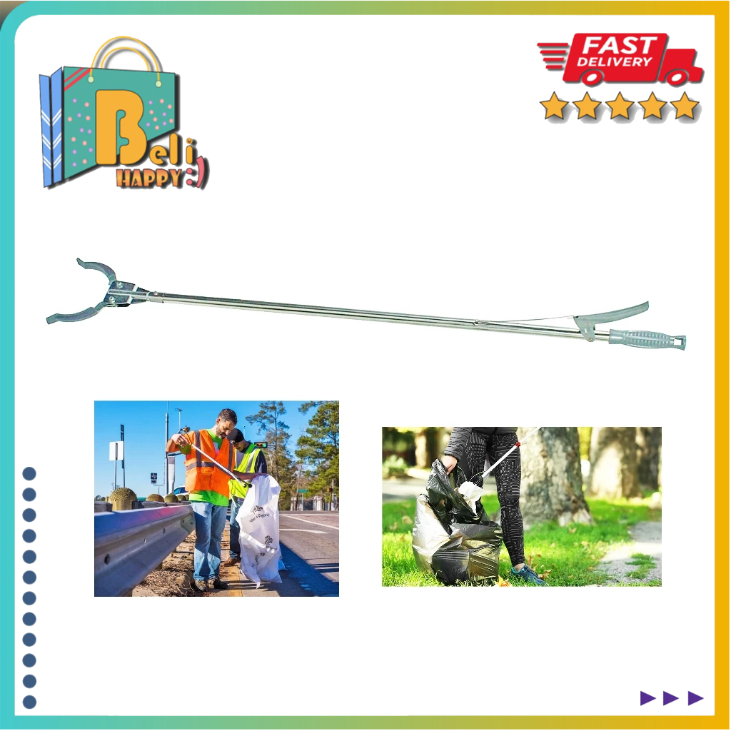 S/Steel Garbage Picker Trash/ Stainless Steel Clipper Pick-up Tools ...