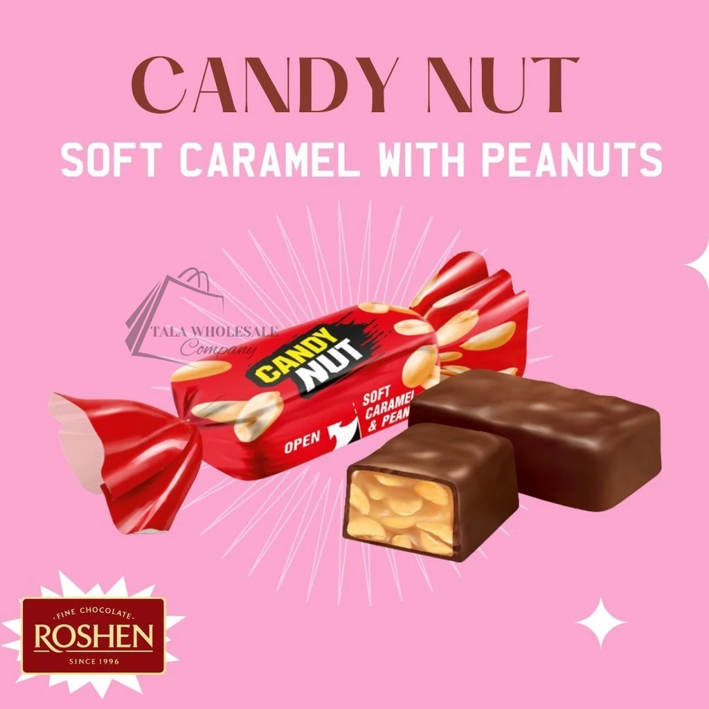 Roshen Candy Nut Soft Caramel With Peanuts 500g | Shopee Malaysia